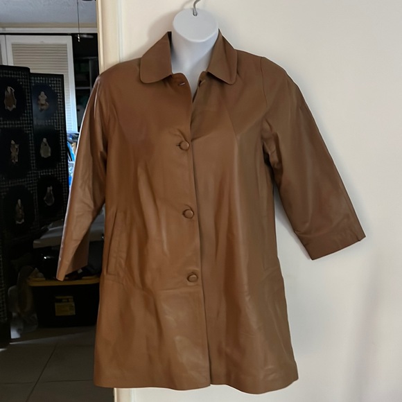 dogan bilgili | Jackets & Coats | Divan Bilgili Baby Lamb Vegan Leather ...